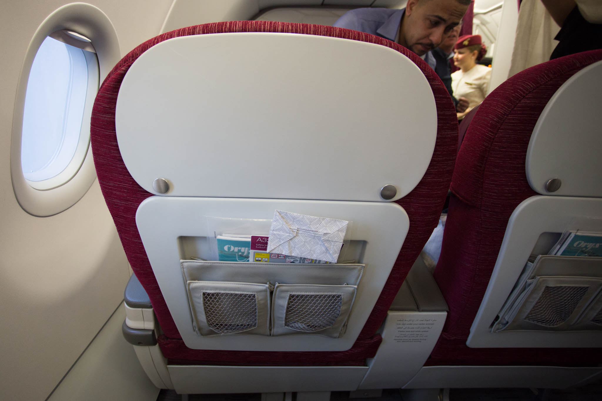 Review - Qatar A320 First Class, Doha To Dubai - Zac George