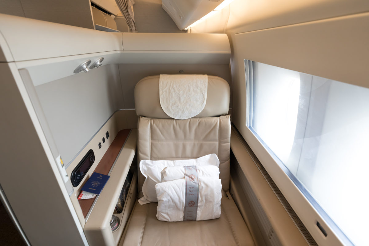 Review - China Eastern 777 First Class Shanghai - New York - Zac George
