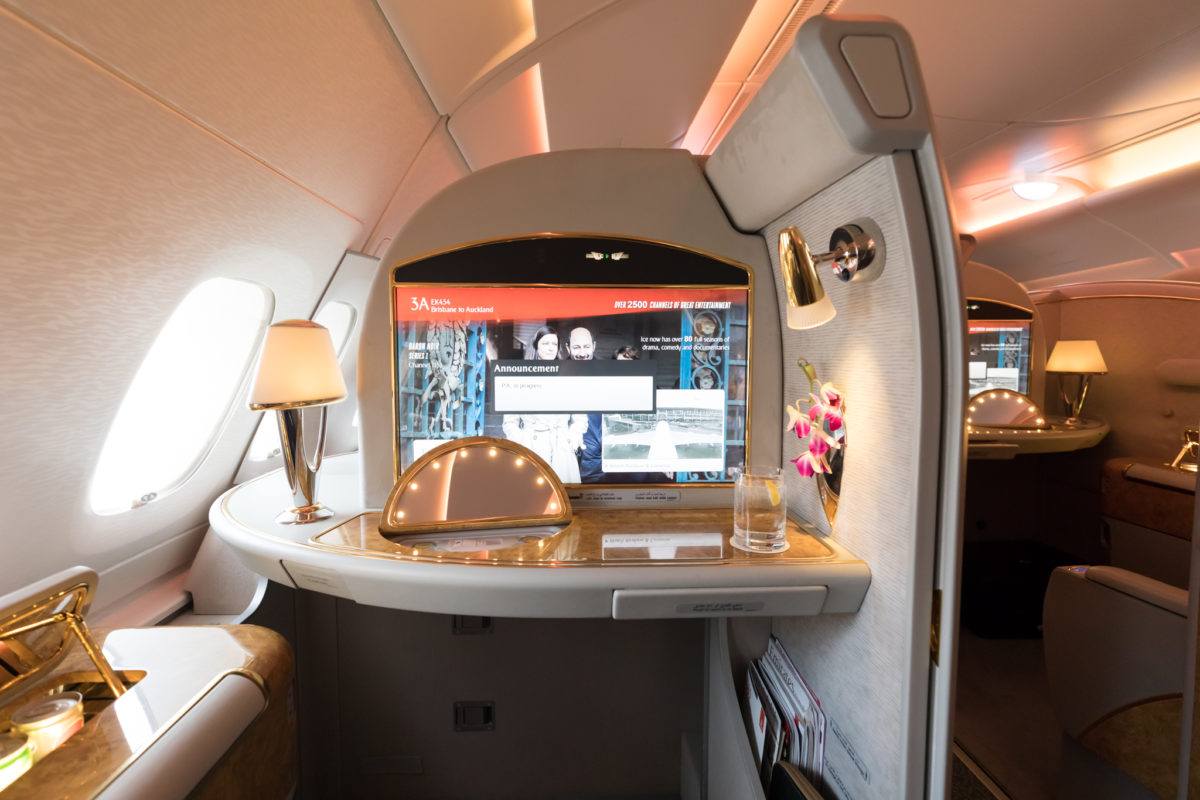 Review - Emirates A380 First Class Brisbane - Auckland - Zac George