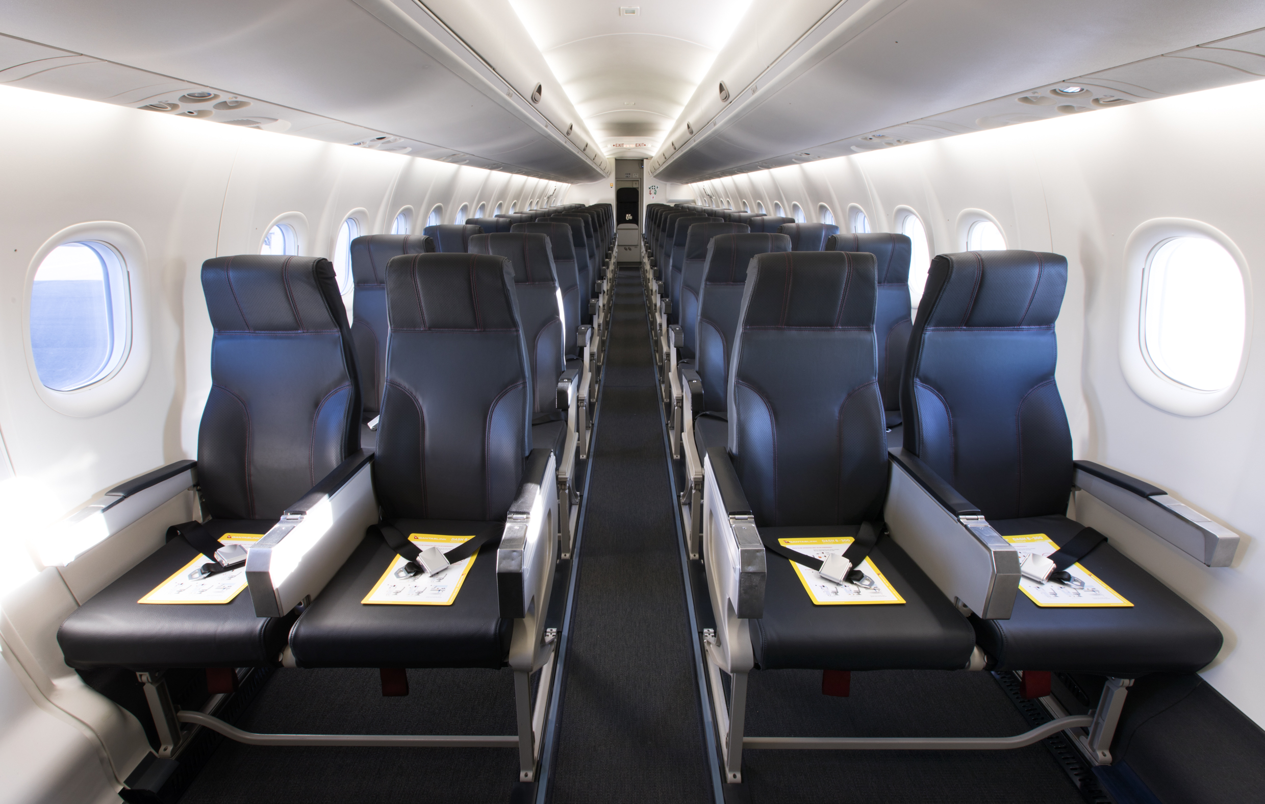 Qantas First Dash 8 With New Interior Is Now Flying Points From The