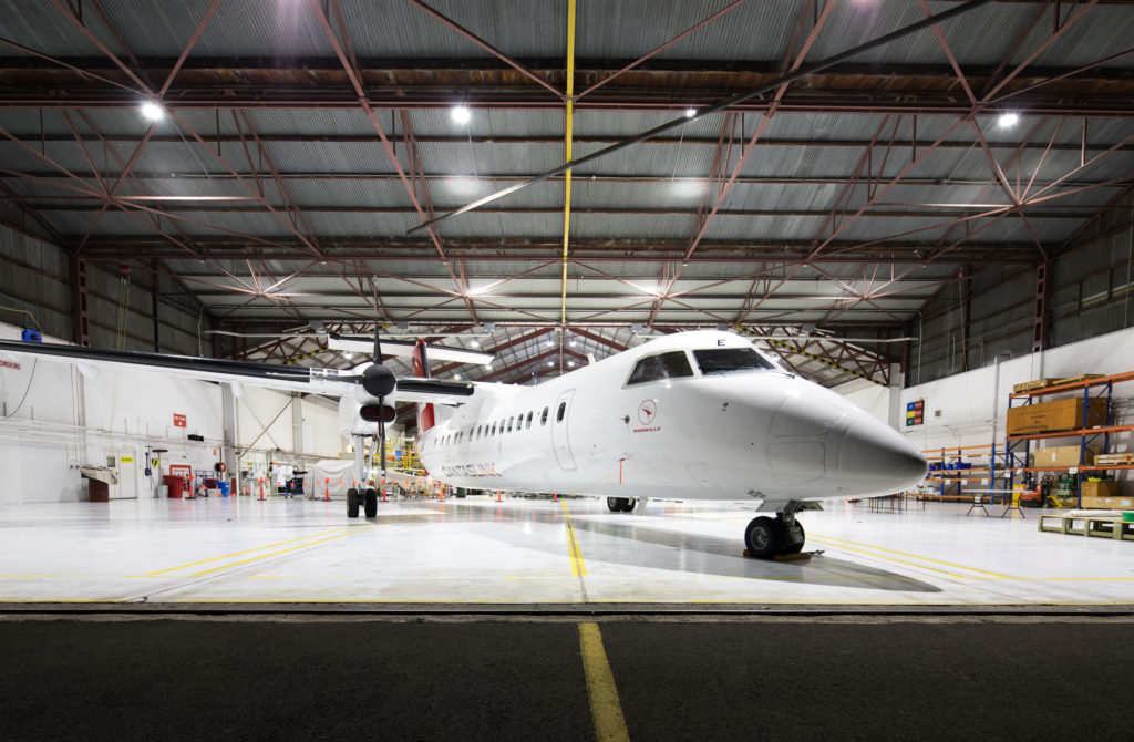 Qantas' First Dash-8 With New Interior Is Now Flying - Zac George