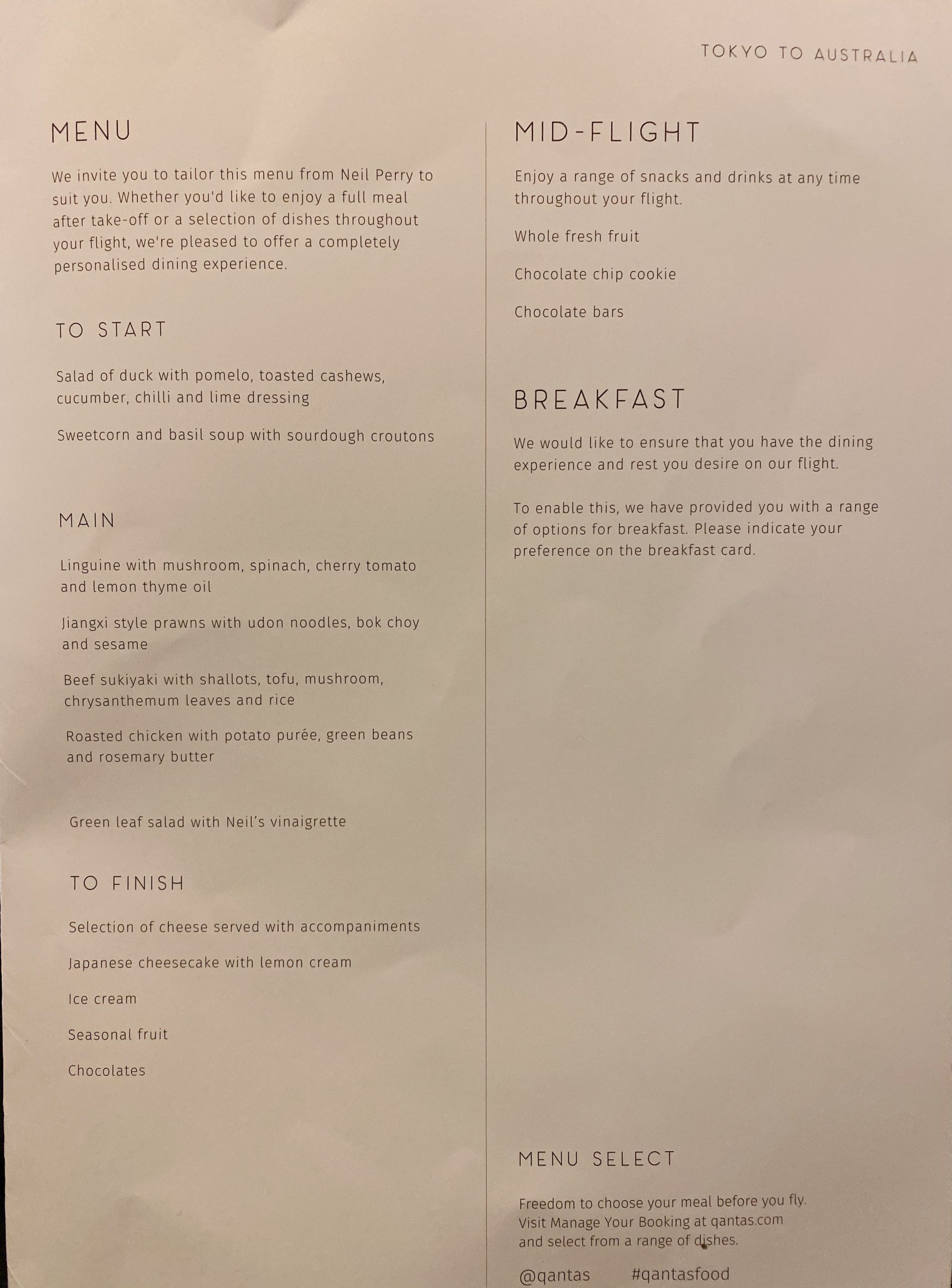 Review - Qantas A330 Business Class, Tokyo Narita - Brisbane - Zac George